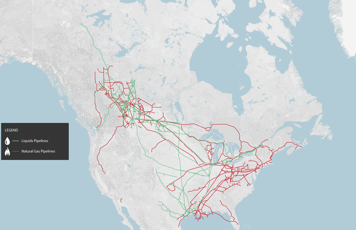 Us Canada Pipeline Map